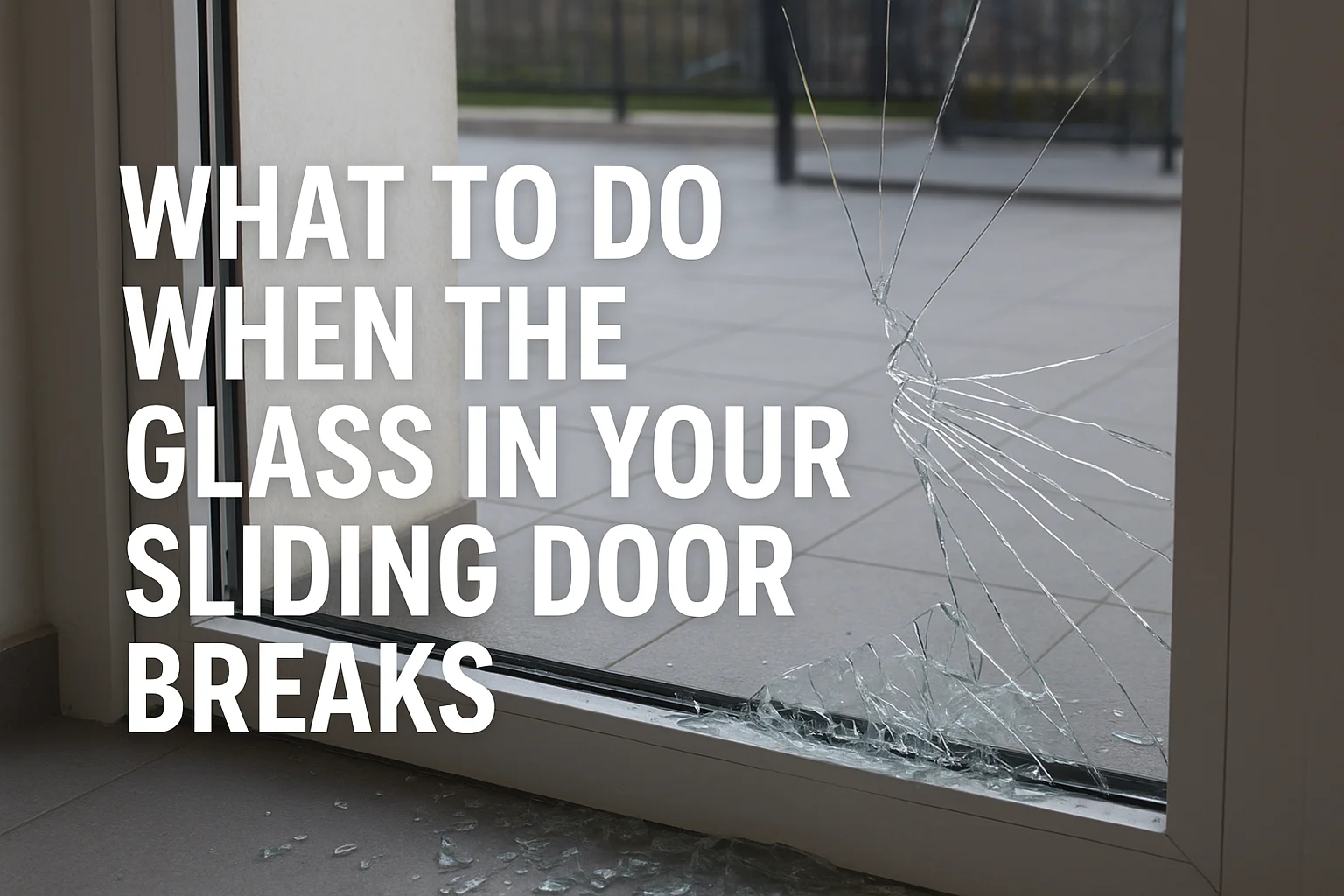 What to Do When the Glass in Your Sliding Door Breaks? | Florida